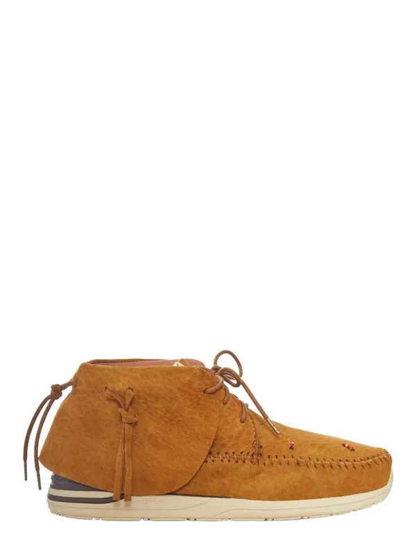 Visvim Lhamo Folk Lace-up Ankle Boots - Camel