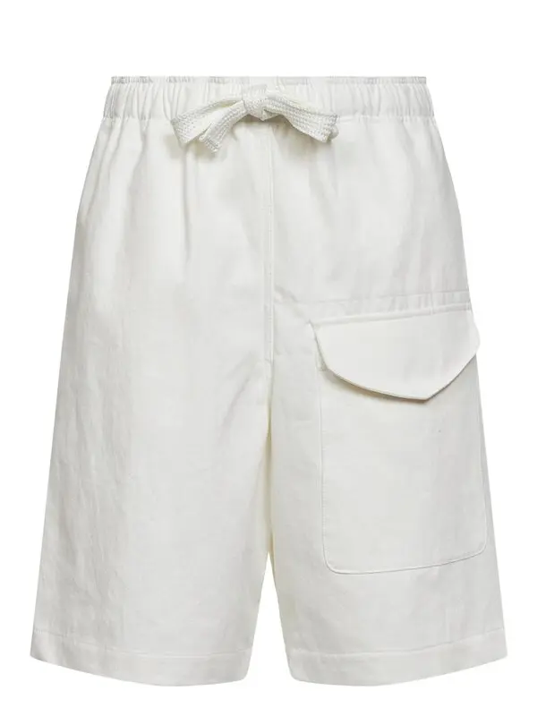 Studio Nicholson Ikaria Drawstring Shorts - White