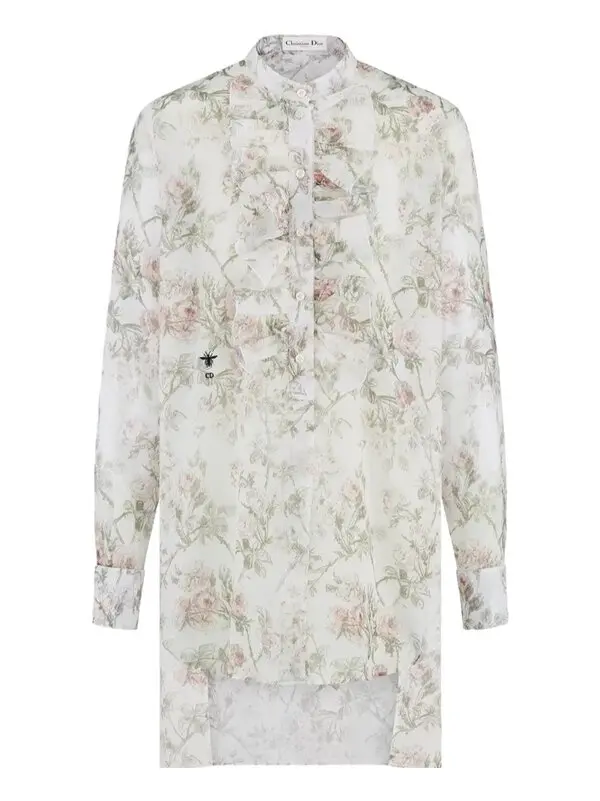 Dior Rosier De Printed Cotton Blouse - Multi-color