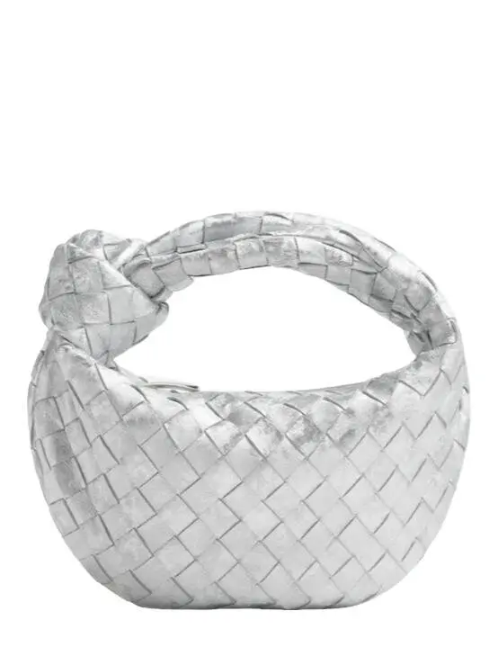 Bottega Veneta Mini Jodie - Silver
