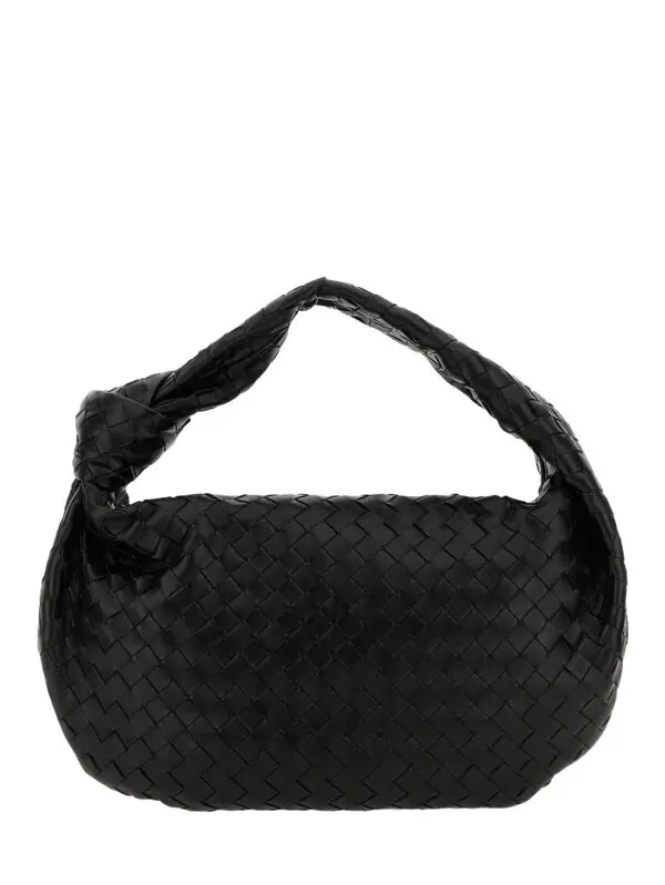 Bottega Veneta Jodie Intrecciato Small Shoulder Bag - Black