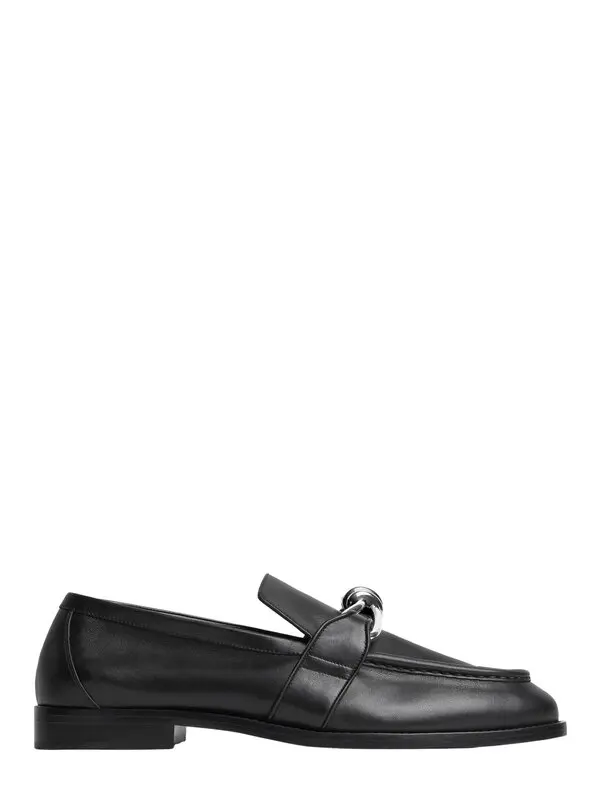 Bottega Veneta Astaire Loafers - Black/silver