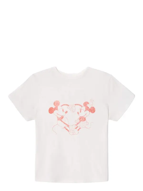 RE/DONE Vintage Disney Print T-shirt - White