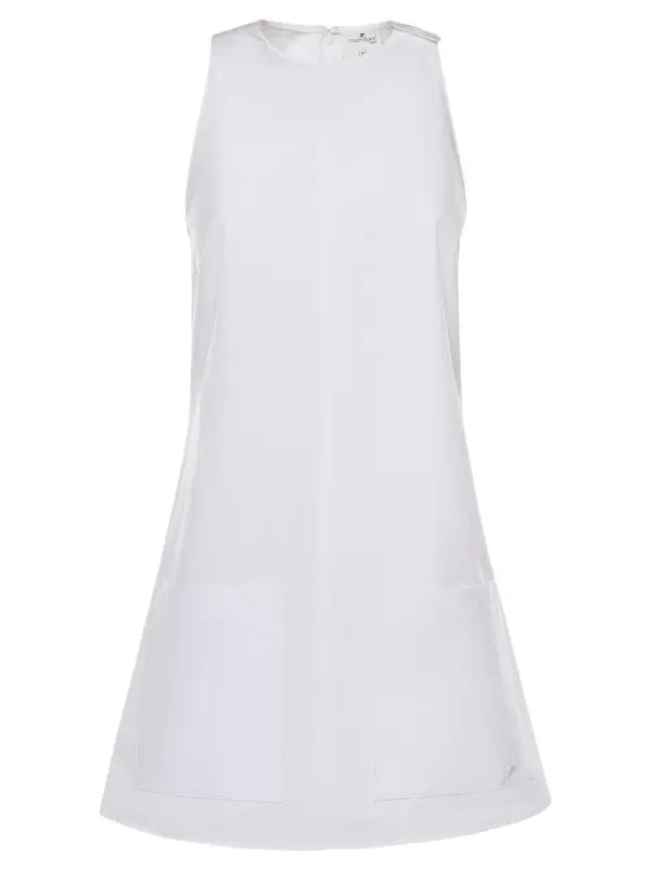 COURREGES Sleeveless A-line Dress - White