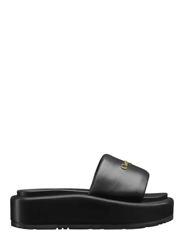 Dior D-laine Platform Slide - Black