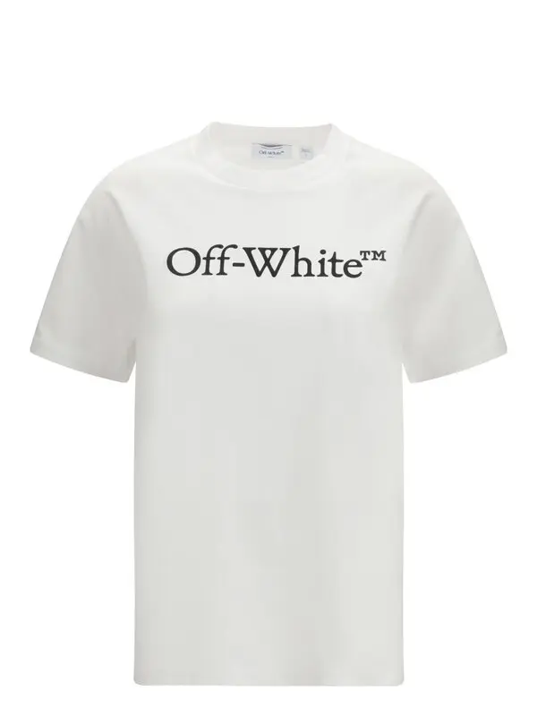 Off-White Big Logo Bookish T-shirt - White