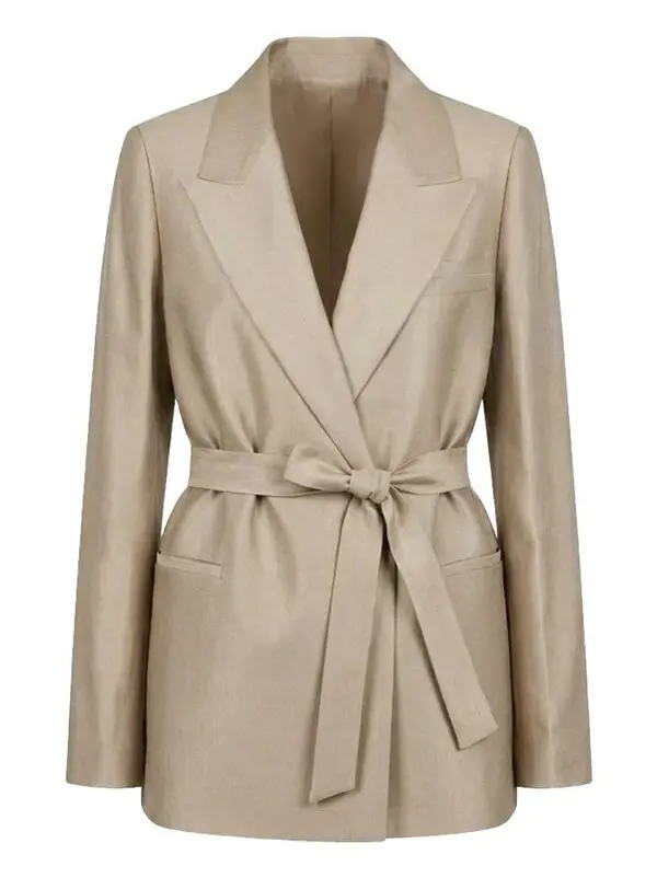 Peserico Single-breasted Tailored Blazer - Nude