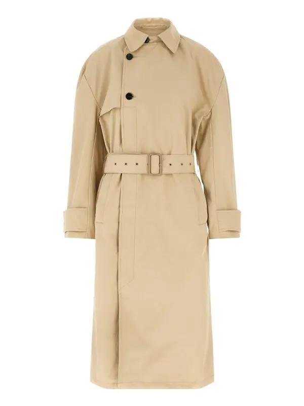 ENTIRE STUDIOS Long Trench Coat - Nude