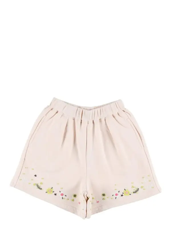 Bonpoint Cornelia Embroidered Shorts - White