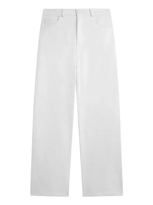 THE FRANKIE SHOP Wide Leg Jeans - White