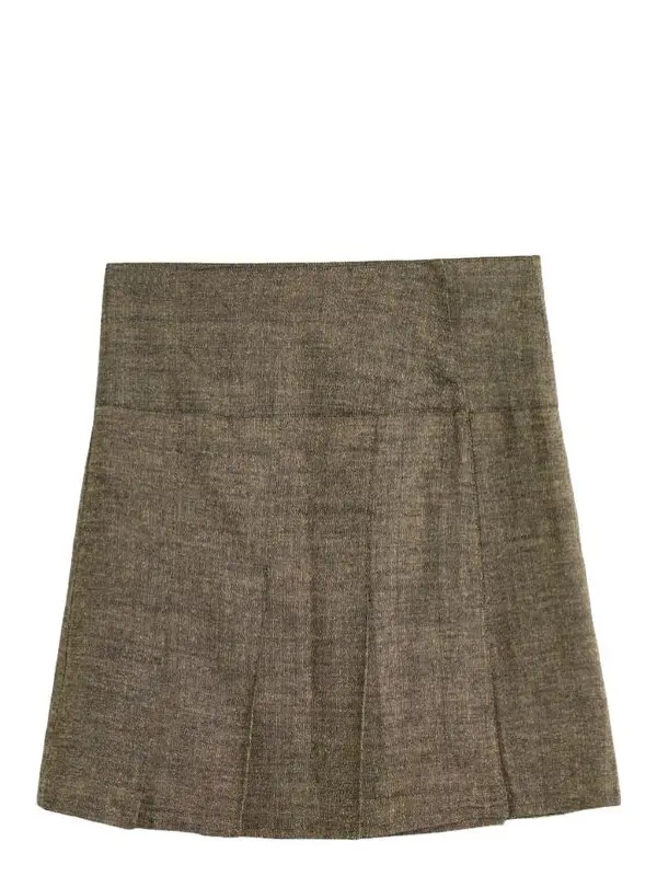 Our Legacy Pleated Girdle Skirt - Green