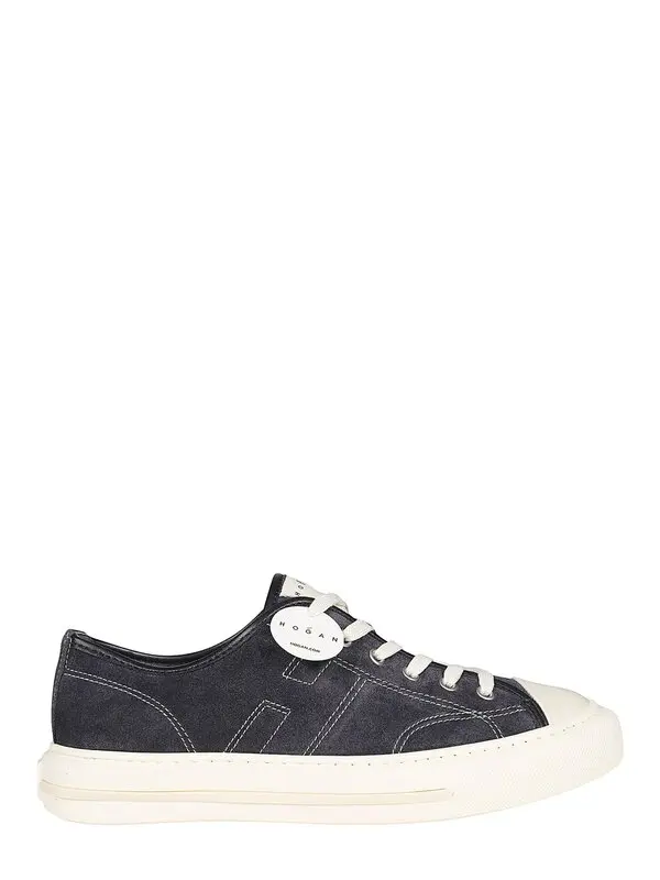 Hogan Round-toe Sneakers With Front Lace-up - White