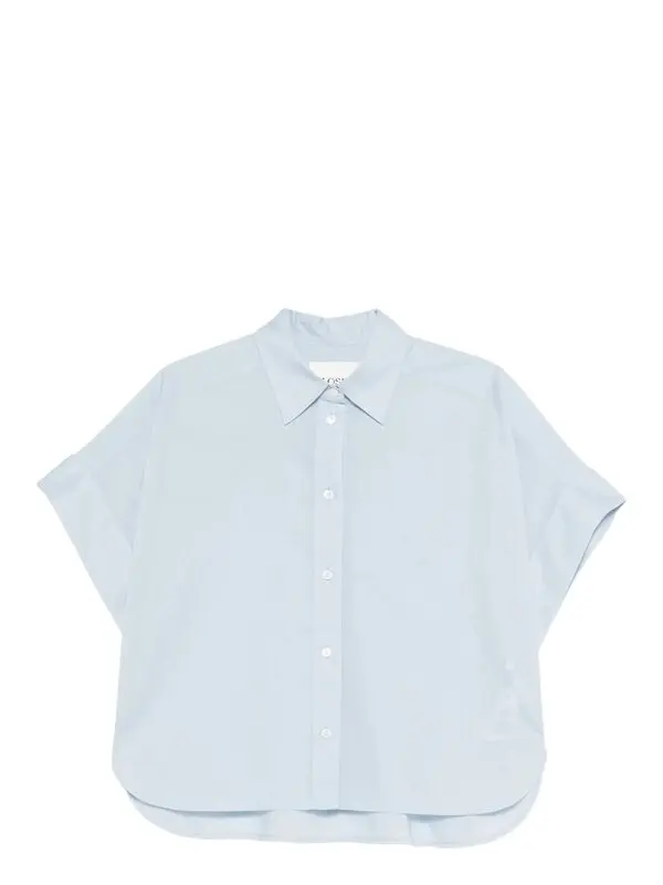 Closed Button-up Shirt - Blue