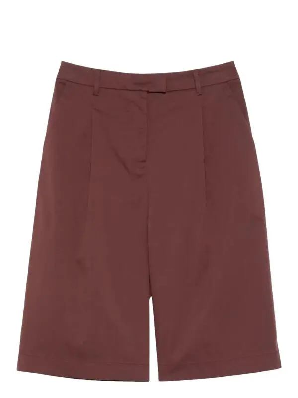 Patrizia Pepe Pleated Tailored Trousers - Red