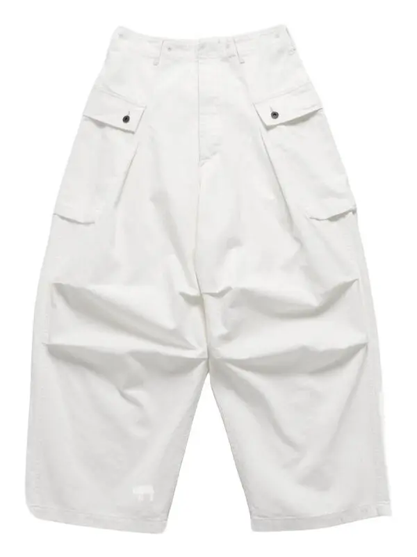 Kapital Jumbo Monkey Herringbone Cargo Pants - White