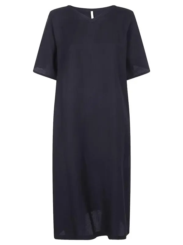 Liviana Conti Natalie V-neck Dress - Black