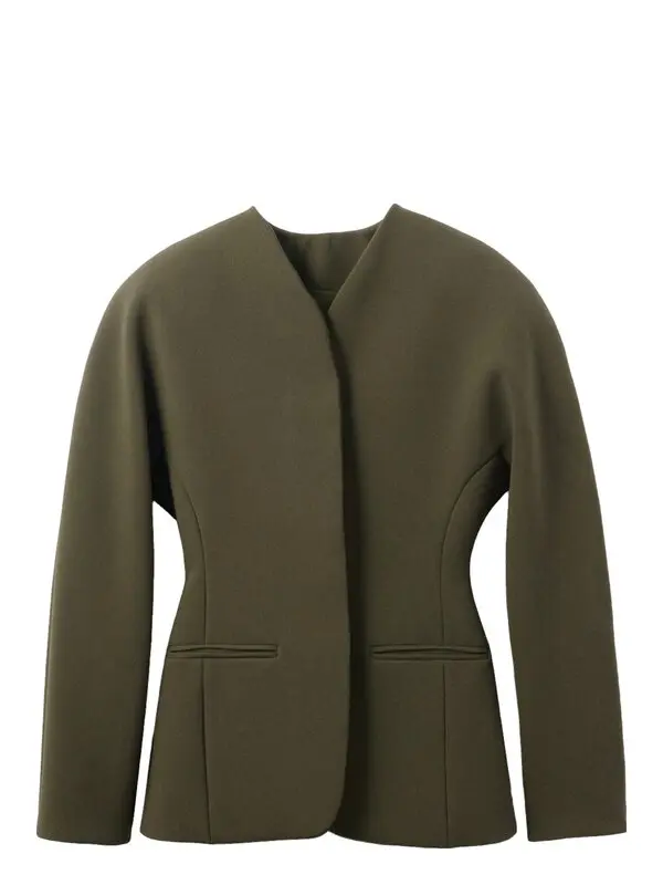 Jacquemus Ovalo V-neck Jacket - Green