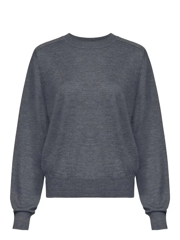 Loulou De Saison Angus Cashmere Crewneck Sweater - Gray