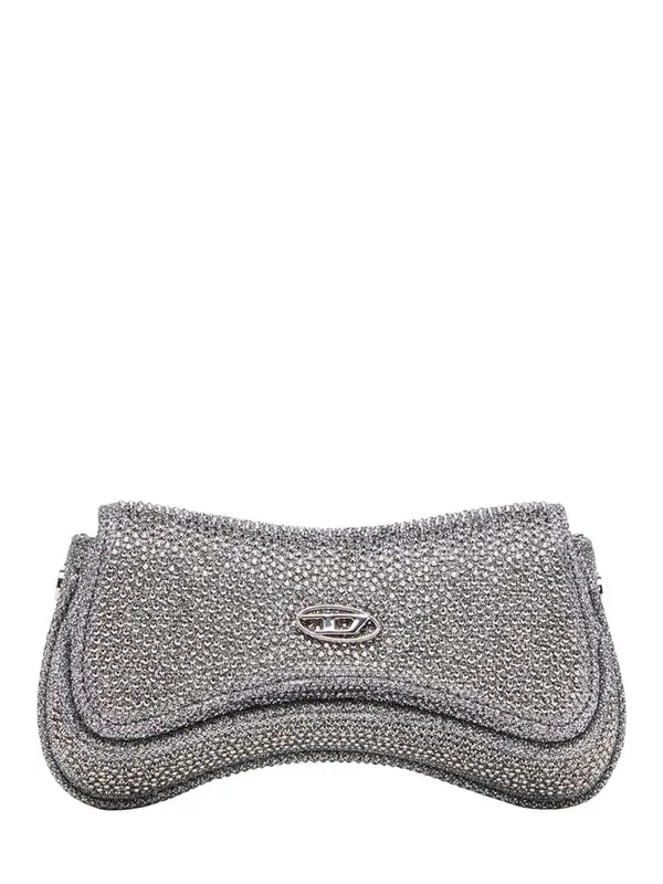 DIESEL® Xs Play Crossbody Bag - Silver