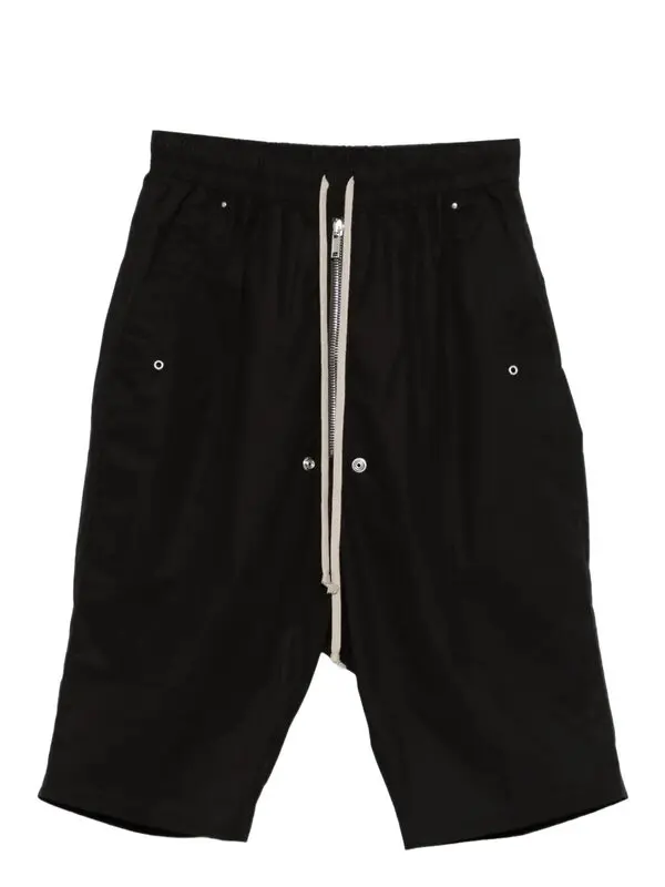 Rick Owens Bela Pods Drawstring Shorts - Black
