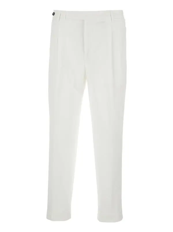PT TORINO Carrot-fit Pants - White