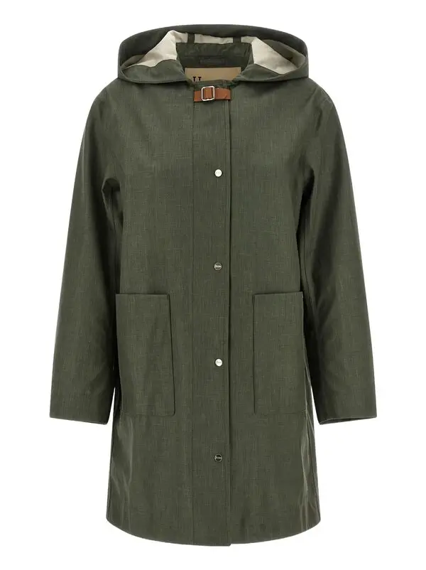 Herno Hooded Waterproof Coat - Black