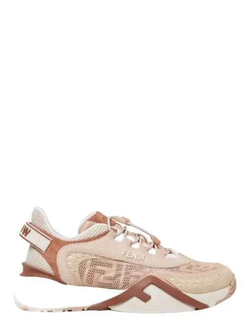 Fendi Flow Mesh Panel Sneakers - Pink