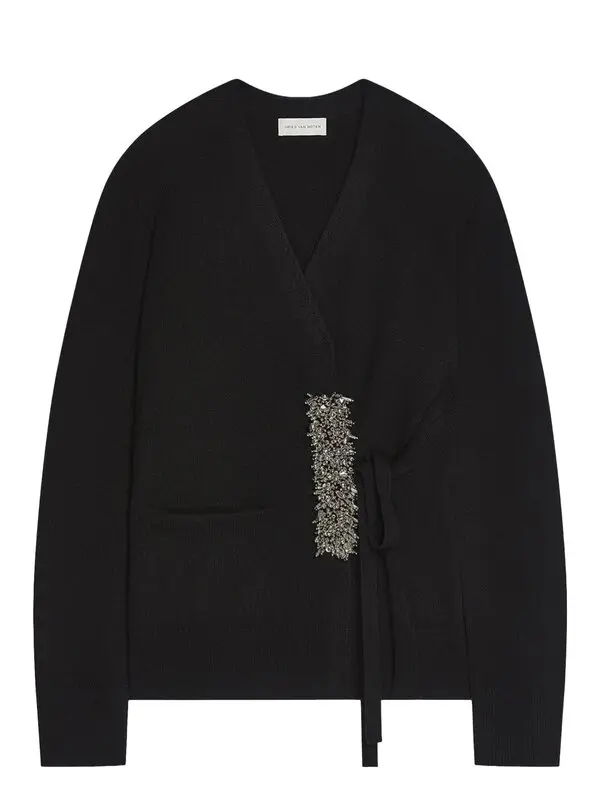 Dries Van Noten Long-sleeved Cardigan - Black