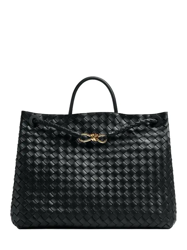 Bottega Veneta Andiamo Large Shopper Bag - Black