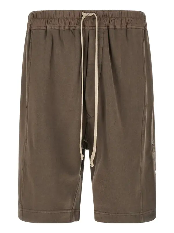 Rick Owens Wide Pusher Shorts - Grey