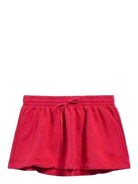Balenciaga Drawstring Mini Skirt - Red
