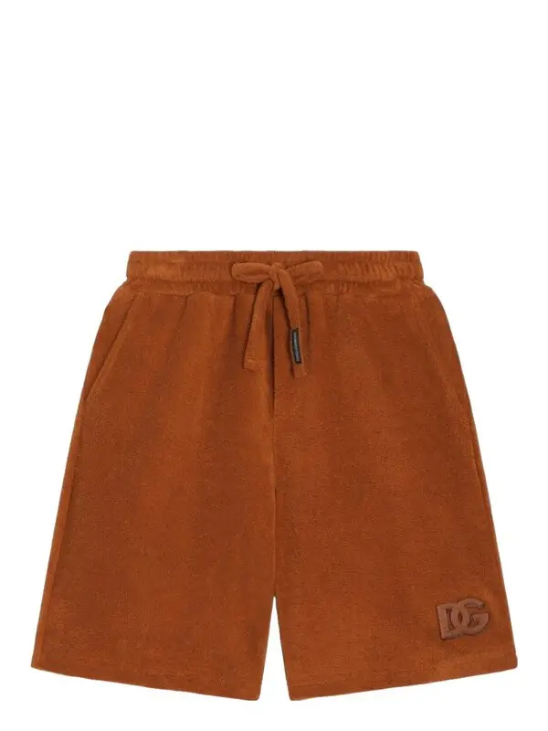 Dolce & Gabbana Terry-effect Jersey Bermuda Shorts - Brown