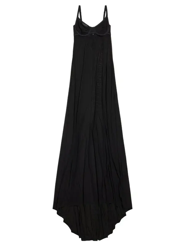 Balenciaga Naked Sleeveless Maxi Dress - Black