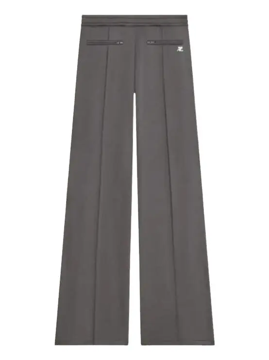 COURREGES Tracksuit Interlock Trousers - Carbon Black