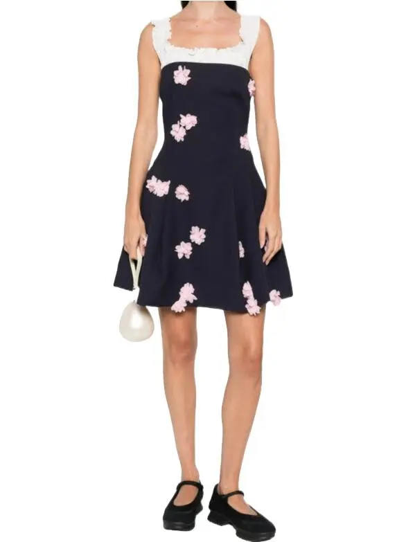 Stine Goya Sleeveless Floral Print Dress - Pink