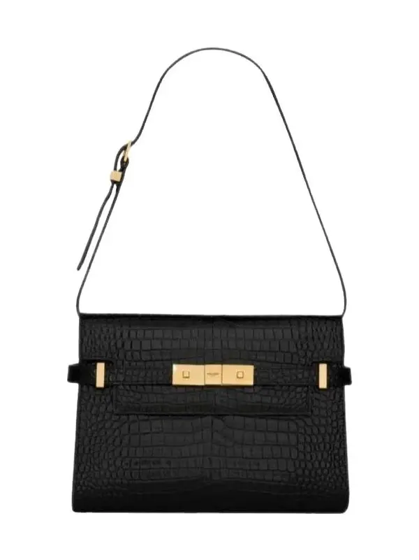 Saint Laurent Manhattan Small Shoulder Bag - Black