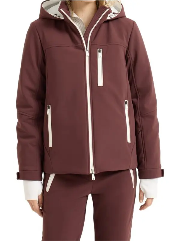 Brunello Cucinelli Hooded Zip-up Outerwear Jacket - Amaranth Red