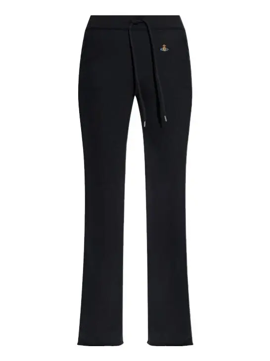 VIVIENNE WESTWOOD Drawstring Flared Sweatpants - Black