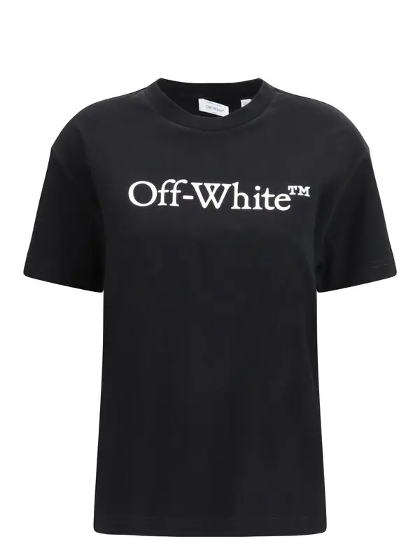 Off-White Big Logo Bookish T-shirt - Black