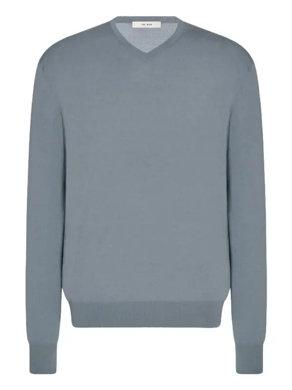 THE ROW Senna Long-sleeved Pullover - Sky Curtain Ash