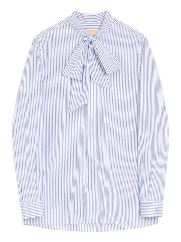 Valentino Garavani Striped-pattern Cotton Shirt - No