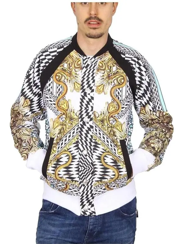 Just Cavalli Bomber Jacket - White