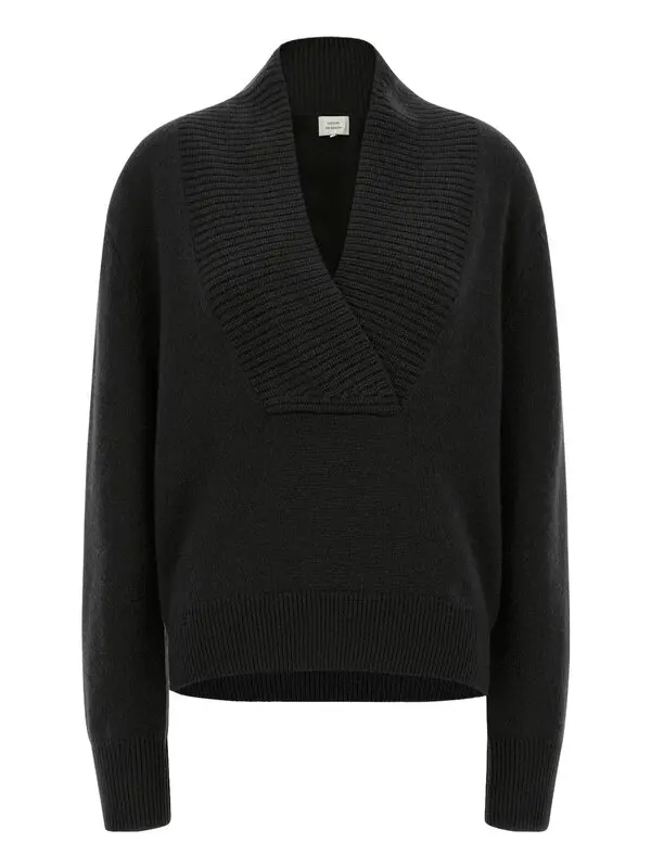 Loulou De Saison Makela V-neck Knitwear - Black