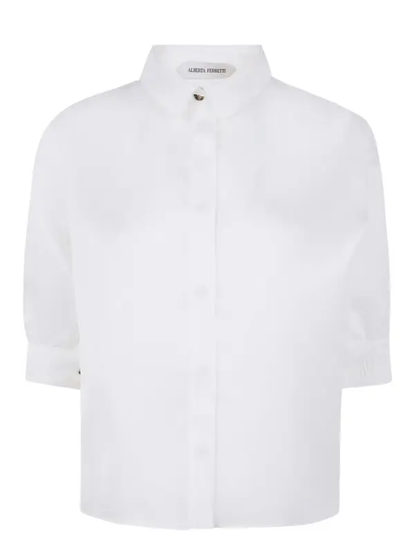 Alberta Ferretti Short Sleeve Shirt - Ivory