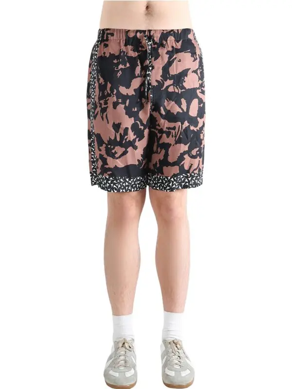 Dries Van Noten All-over Patterned Drawstring Swim Shorts - Multicolor