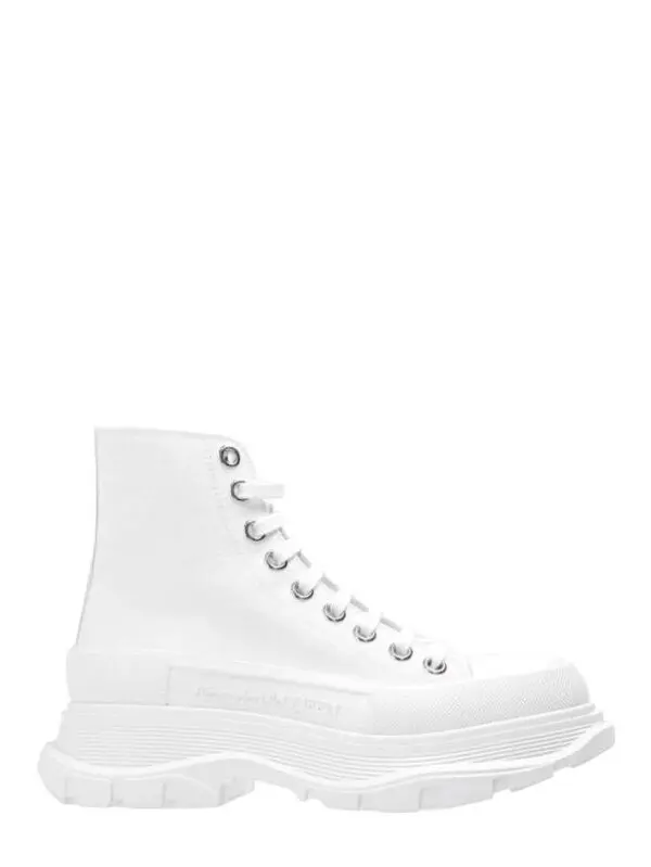 Alexander McQueen Tread Slick Boots - White