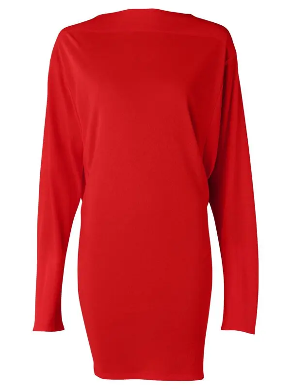 Jacquemus La Robe Mistral Draped Mini Dress - Red