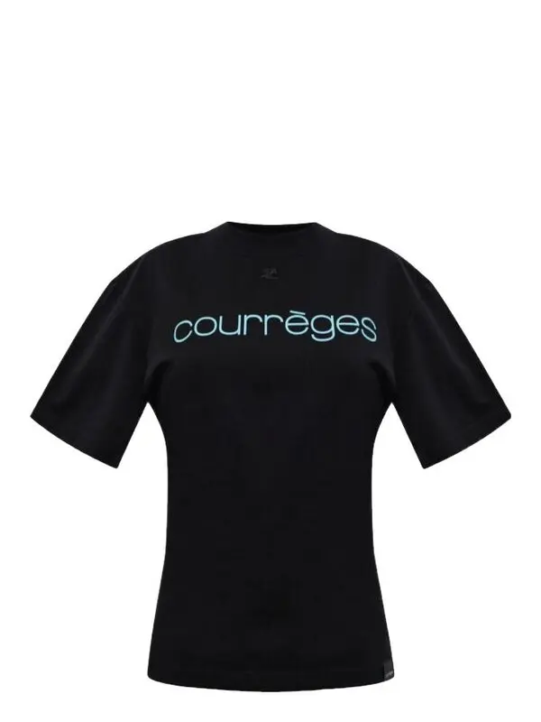 COURREGES Short-sleeved T-shirt - Black