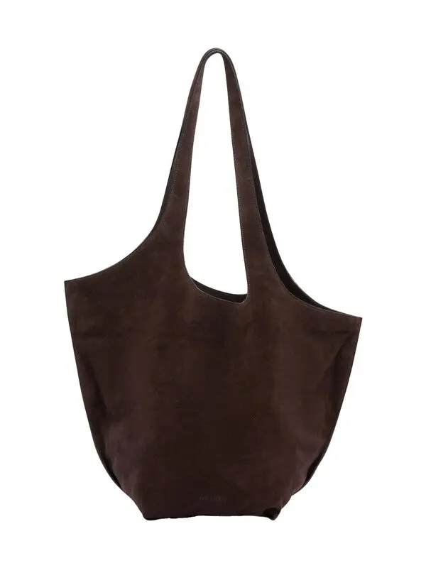 Attico The La Scoop Shoulder Bag - Black