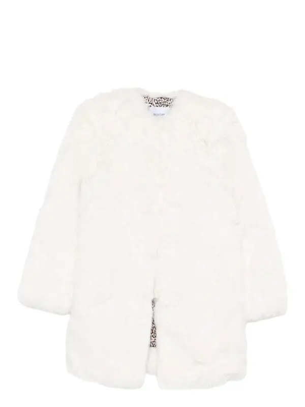 BLUGIRL Faux Fur Coat - White